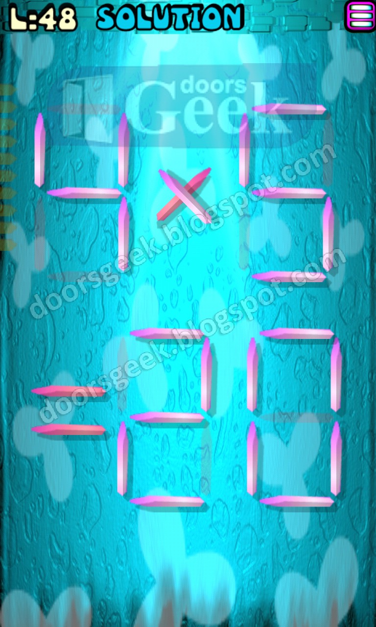 Matches Puzzle [Episode 4] Level 48 Solution ~ Doors Geek